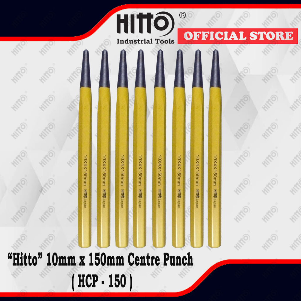 [ HITTO ] CRV Centre Punch 150mm / Centre Punch / Pumukul Tengah ...