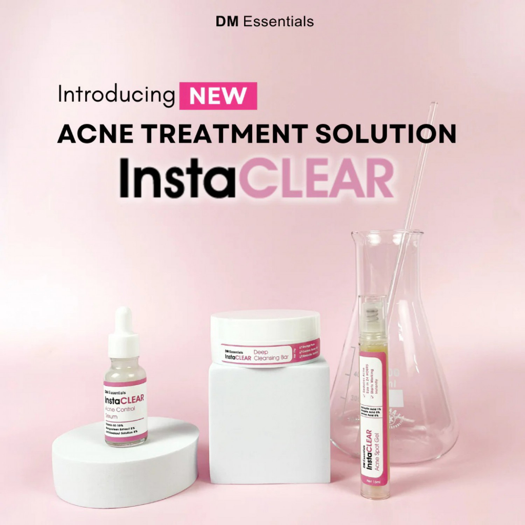 (FAST SHIPOUT) Insta CLEAR 3in1 Full Set | 24h Anti Acne Jerawat Kecut ...