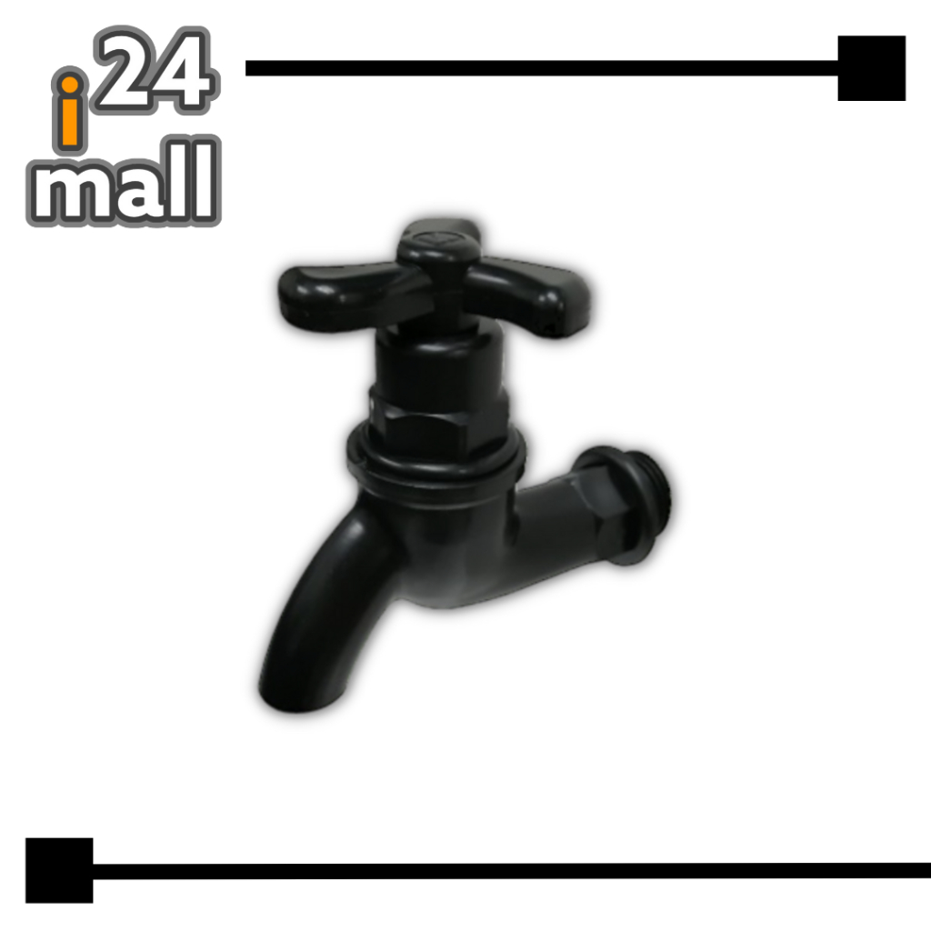 K-Brand Black Bib Tap / Kepala Paip Plastik / Kepala Paip Hitam ...