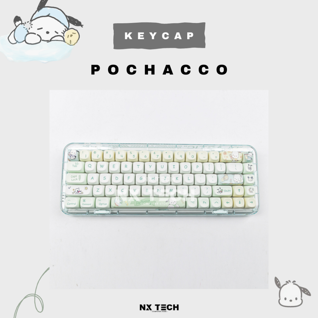 Pochacco MOA Profile PBT Keycap Set for Mechanical Keyboard. | Shopee ...