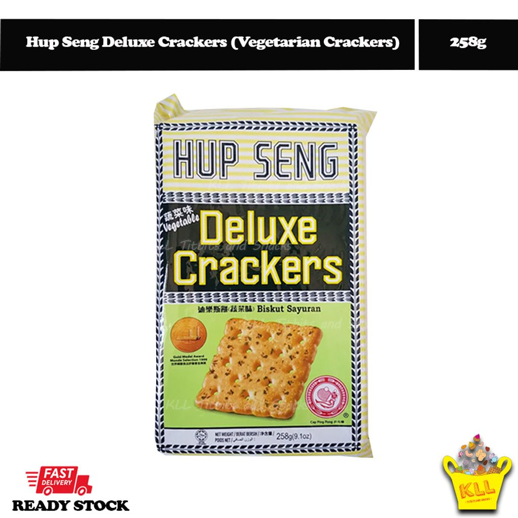 Hup Seng Deluxe Crackers Vegetables Flavour (258g) | Shopee Malaysia