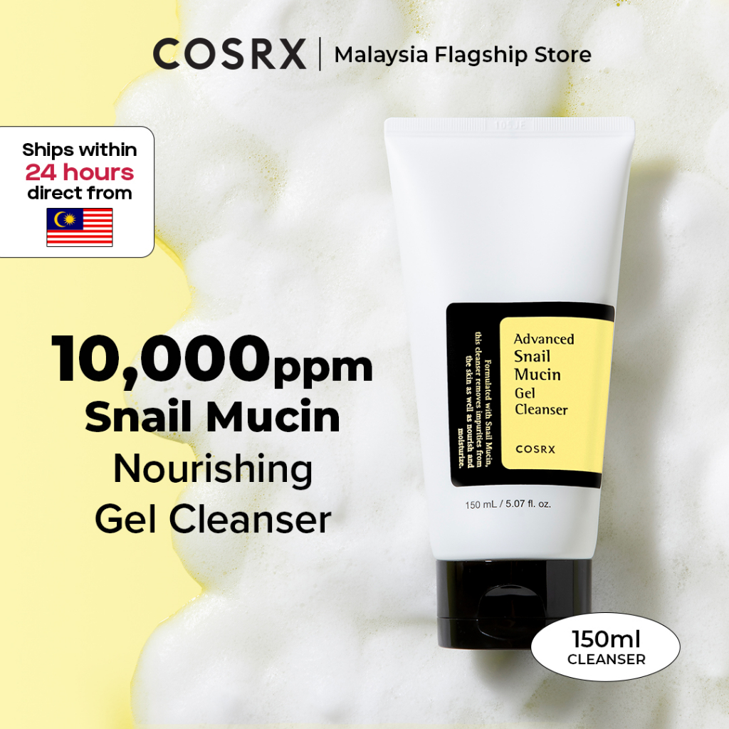 COSRX Advanced Snail Mucin Gel Cleanser 150ml | Shopee Malaysia