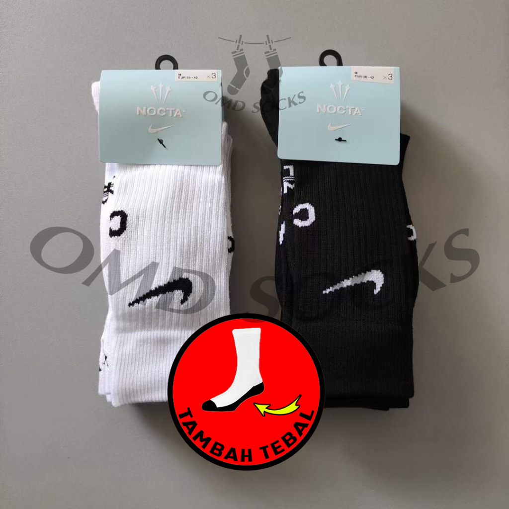 Stokin TEBAL Nike Socks Sukan Cotton Sock Sport Socks Running Socks Men ...