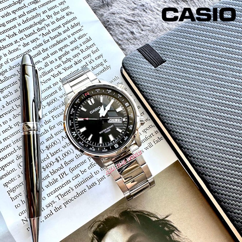 [Original Marco] Casio MTD-130D-1A Analog Men Watch with Rotating ...