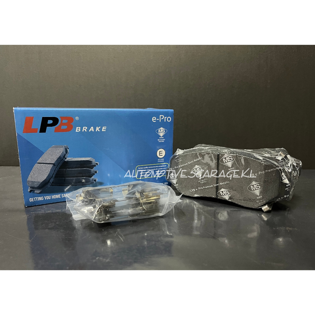 LPB E-PRO BRAKE PADS - FRONT - A16250 - MAZDA CX-5 KE / KF / AWD / 2WD ...