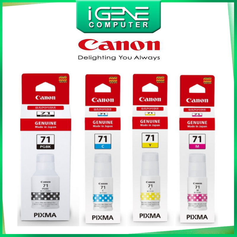 Canon GI-71 Ink Bottle Refill ( Black / Cyan / Magenta / Yellow / FULL ...