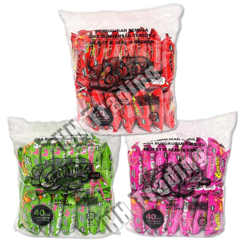 15g x 30’s MINI CORNTOZ SNEK JAGUNG [HOTZ & SPICY / SMOKY BBQZ / CHILLI ...
