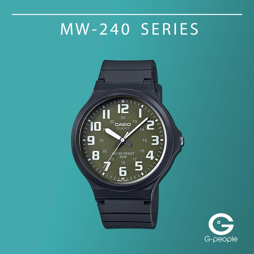 CASIO MW-240-3BVDF / MW-240-3BV / MW-240-3B / MW-240 WATCH 100% ...
