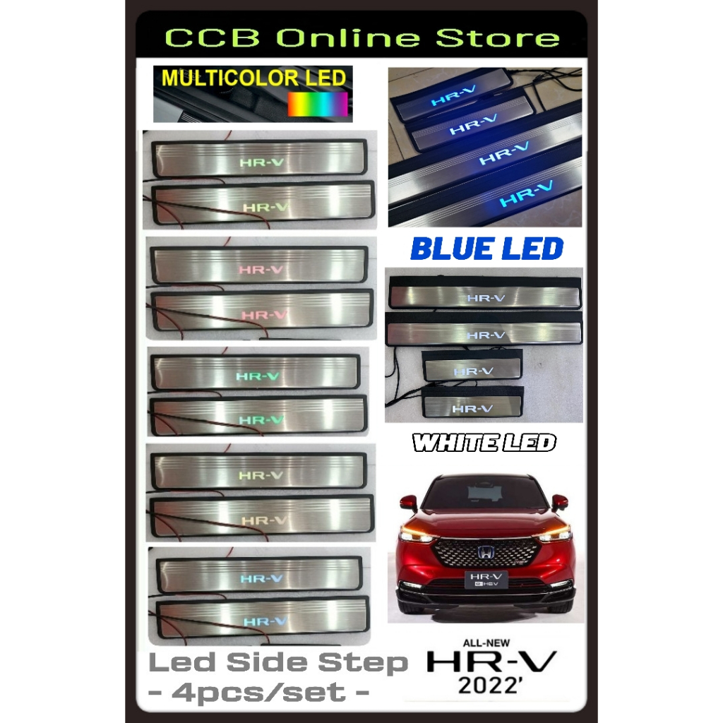 Side Steel Plate/Door Side Step LED Plug and Play For Honda HRV 2022yr ...