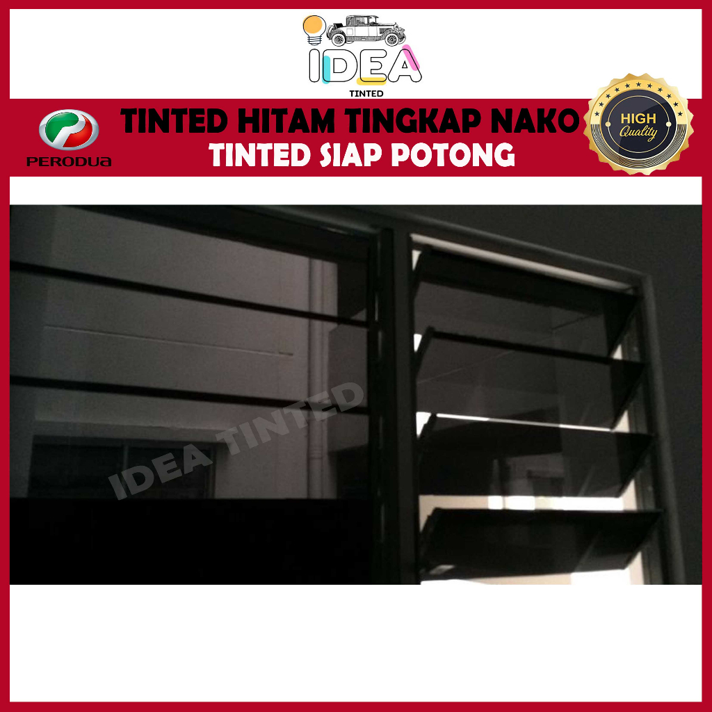 Tingkap Nako/Tinted Hitam/Tinted Film/Window Film/Siap Potong/Tinted UV ...