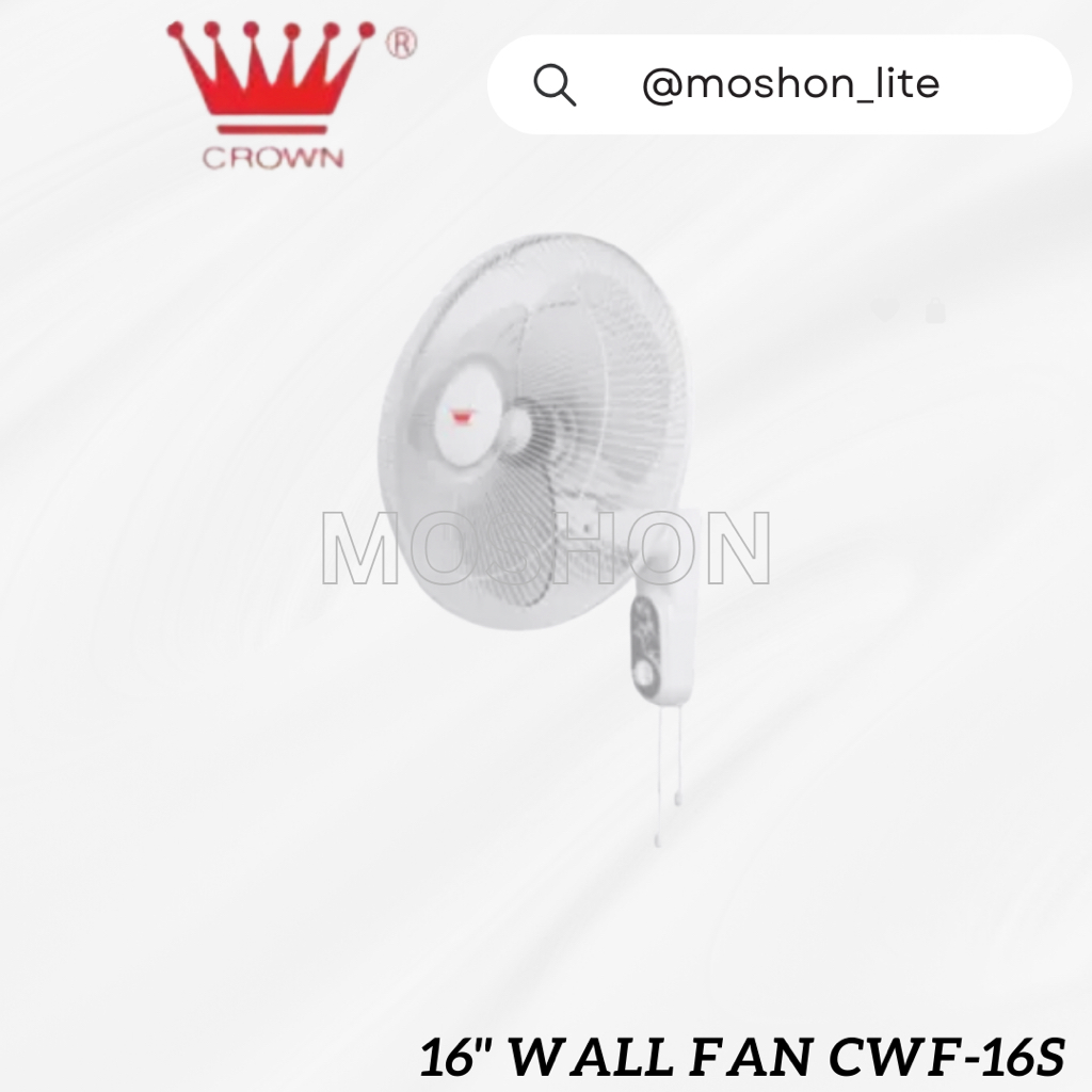 CROWN 16" CWF-16S Wall Fan / Kipas Dinding [SIRIM APPROVED] | Shopee Malaysia