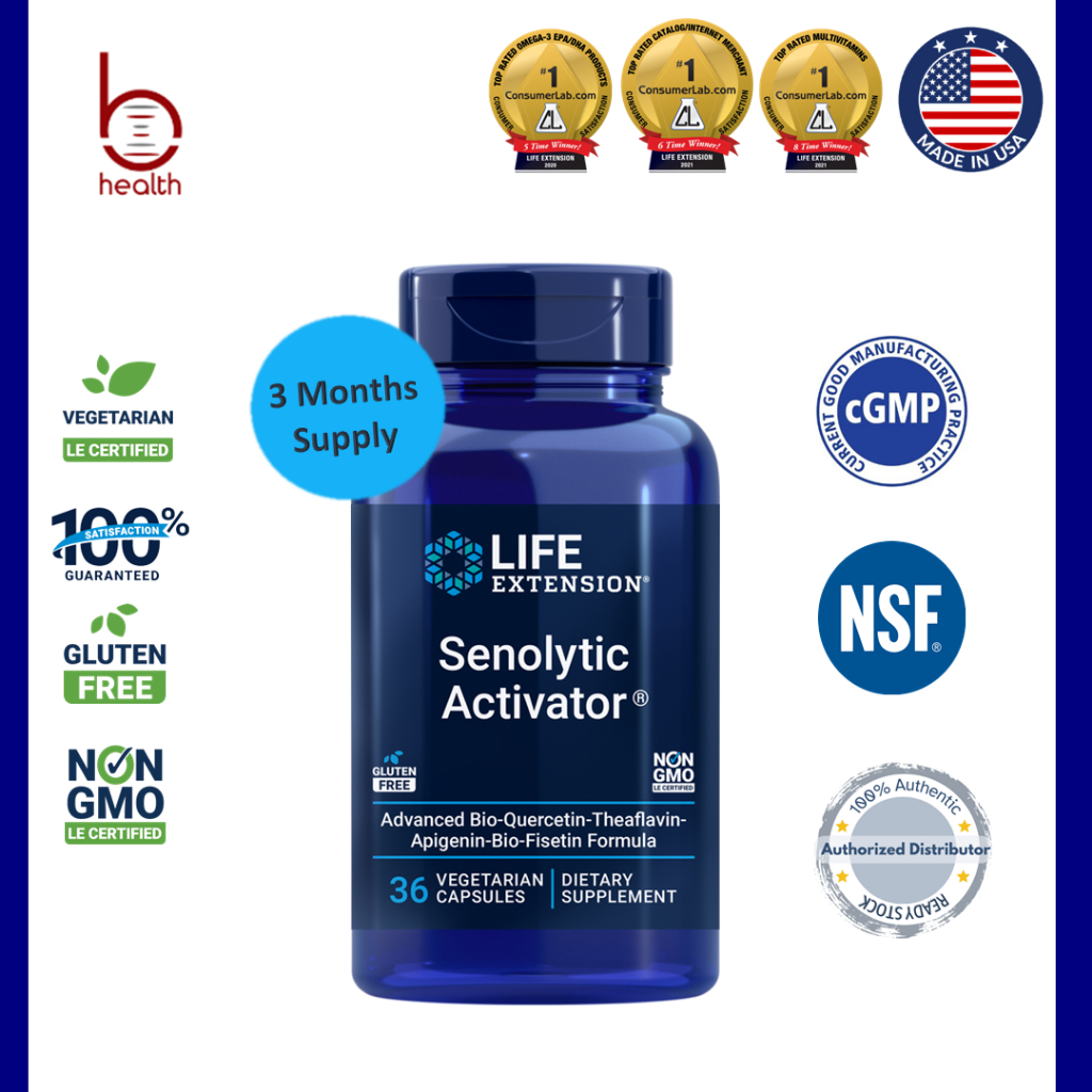 [Life Extension] Senolytic Activator, EXP: 03/27, 36 vegetarian ...