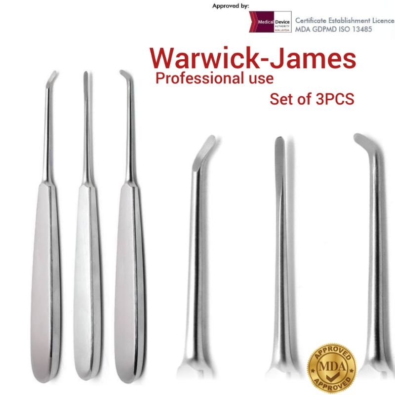 Dental Warwick James Elevator Regular Right Left Straight - Stainless ...