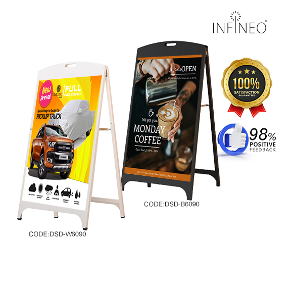 Premium Portable Outdoor Advertising Poster Board A Stand Single/Double ...