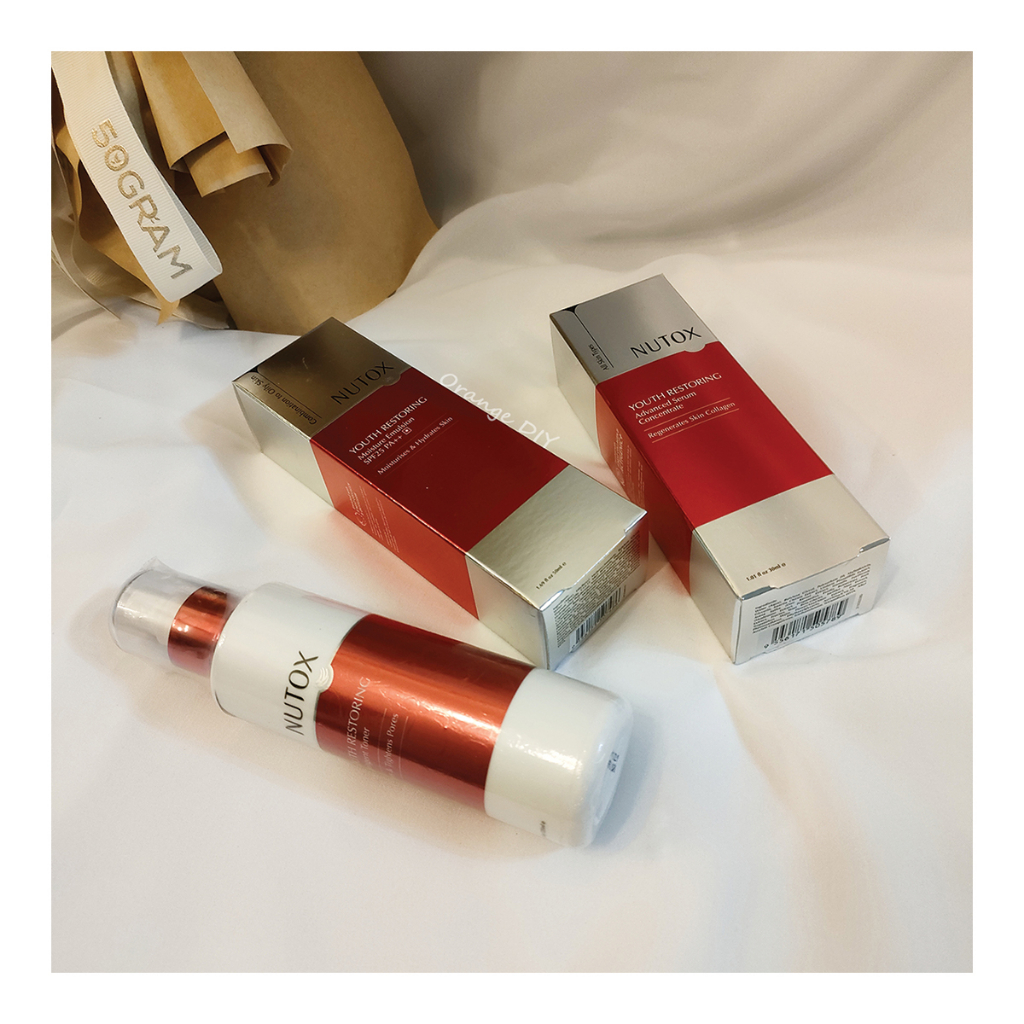 Nutox Youth Restoring Cleansing Foam / Serum / Emulsion (Combination To ...