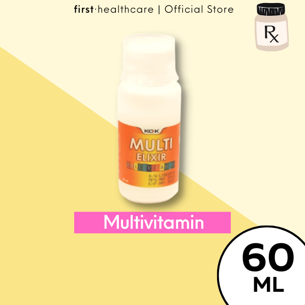 [READY STOCK!] KCK Multi Elixir Multivitamin Immunity Syrup [60ml ...