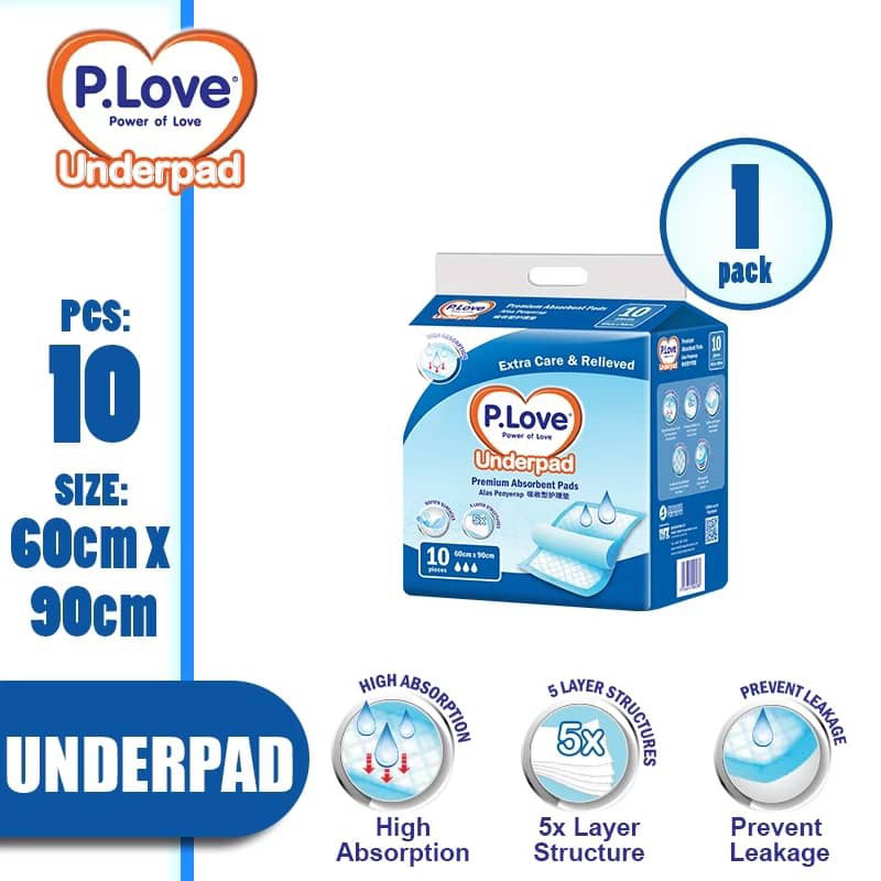 PLOVE DISPOSABLE UNDERPAD alas penyerap ( 60 cm X 90 cm ) | Shopee Malaysia