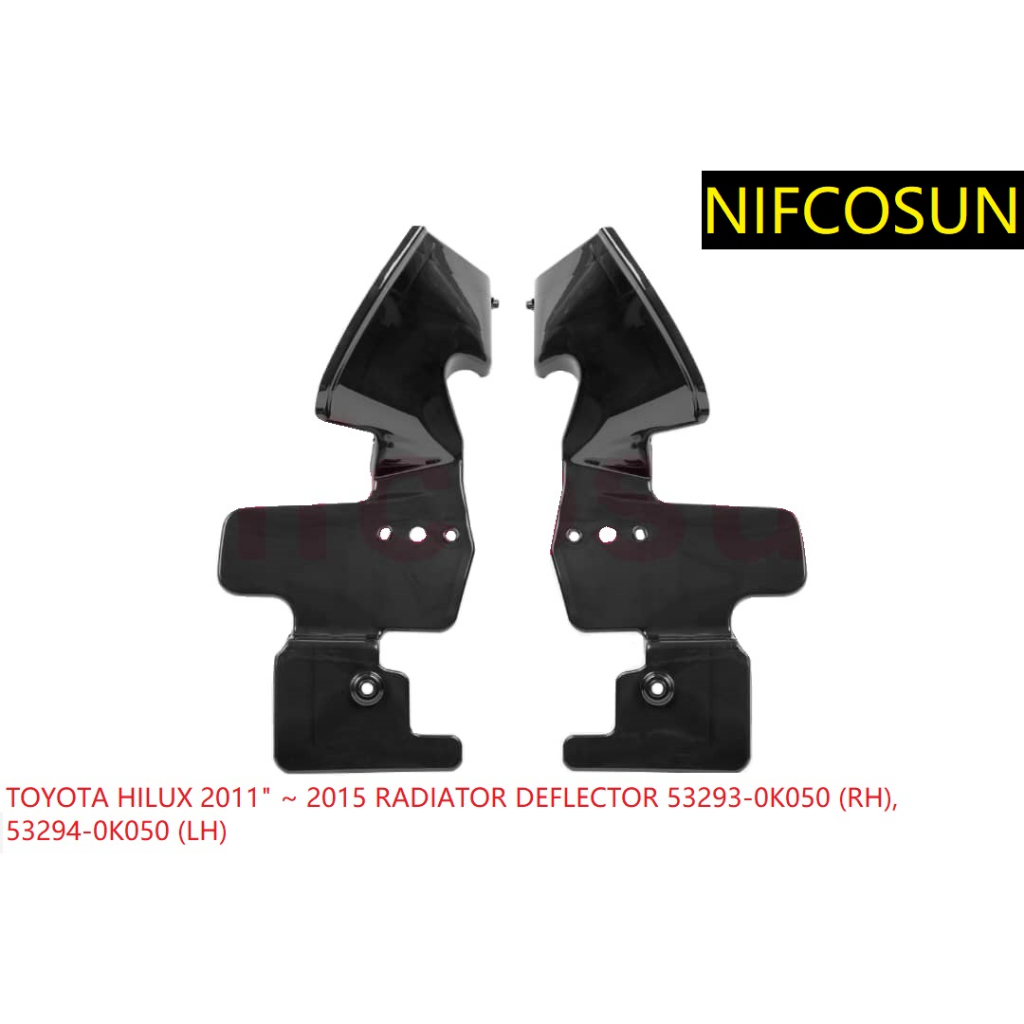 [READY STOCK] TOYOTA HILUX 2011" ~ 2015 RADIATOR DEFLECTOR 53293-0K050 ...