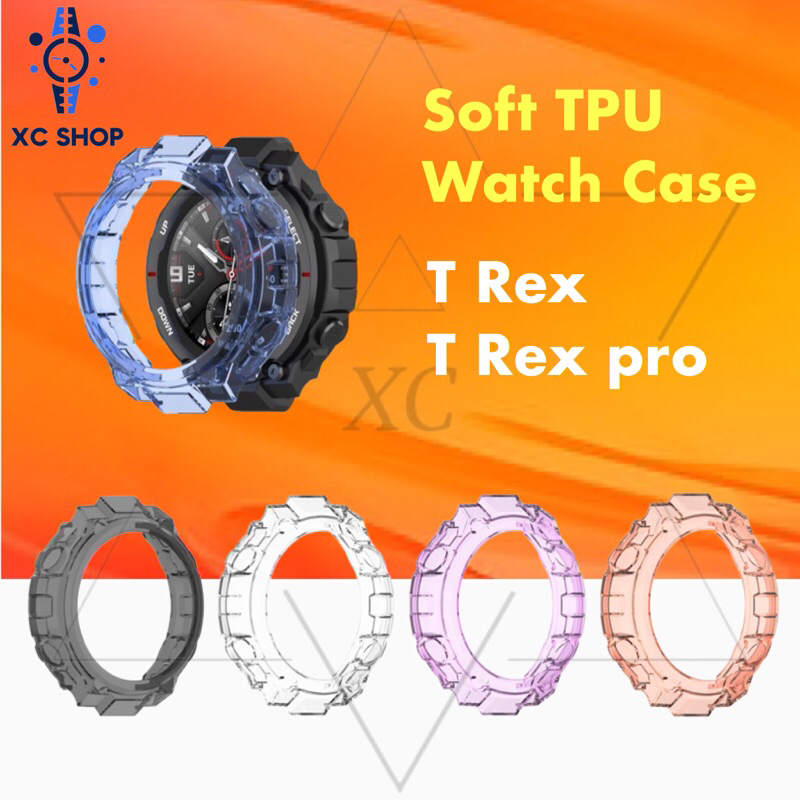 Compatible for Amazfit T Rex pro silicon silicone frame case protector ...