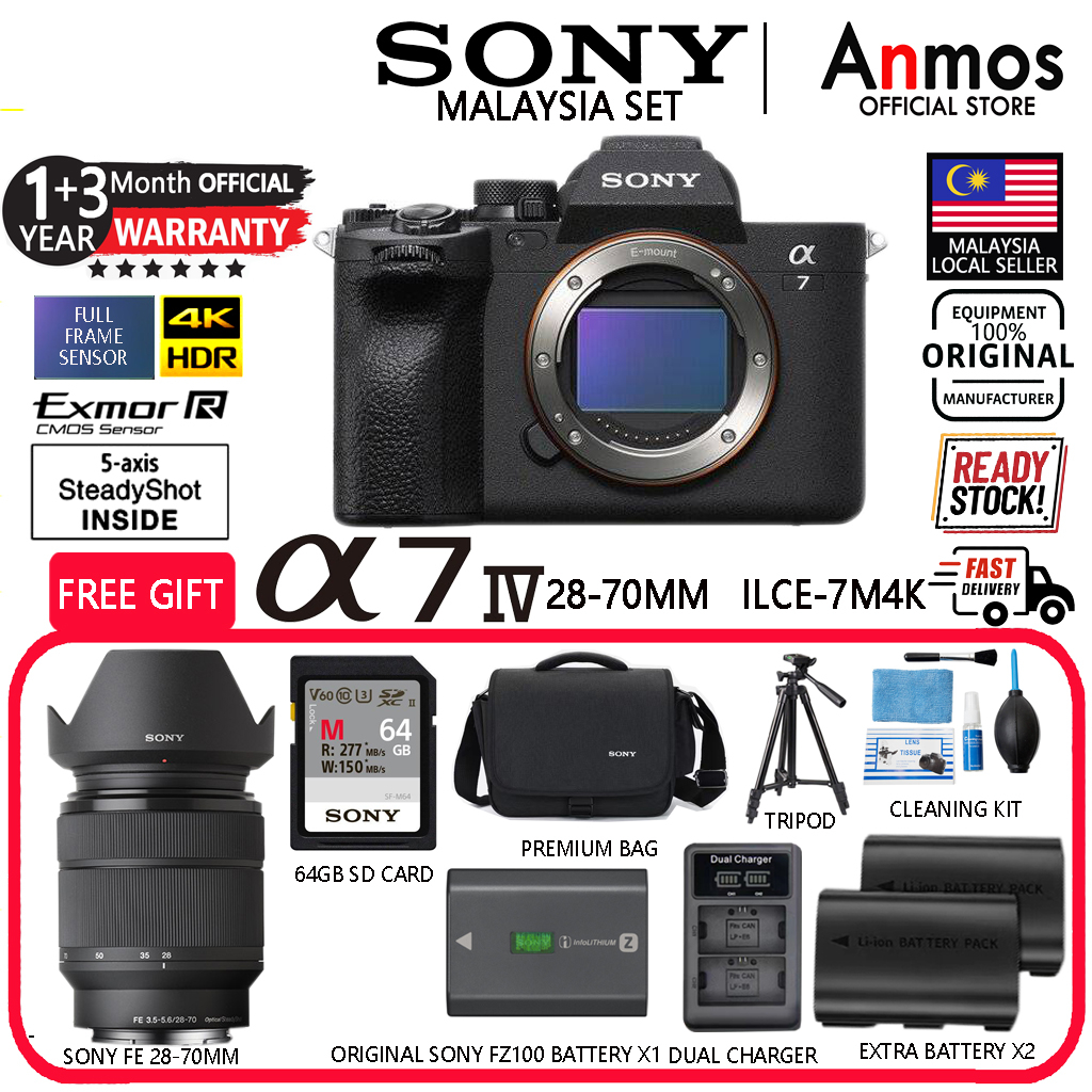 Ready Stock) Sony A7IV / A7MK4 / A7 IV / A7 MARK IV / A7 MARK 4 / A7MK ...
