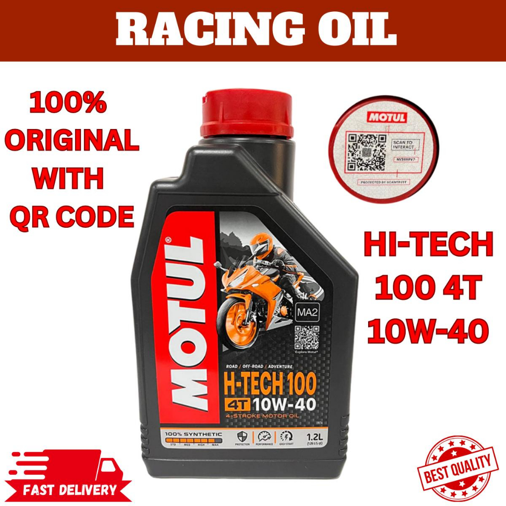 MOTUL HI TECH 4T MOTOR OIL 1.2 LITRE | Shopee Malaysia