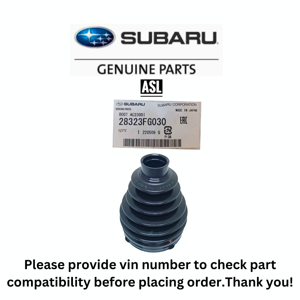 Genuine Subaru Front Driveshaft Outer Boot Forester Legacy 28323FG030 ...
