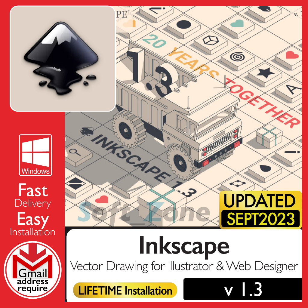 Inkscape 1.3 - Vector Drawing for illustrator & Web Designer | Windows ...