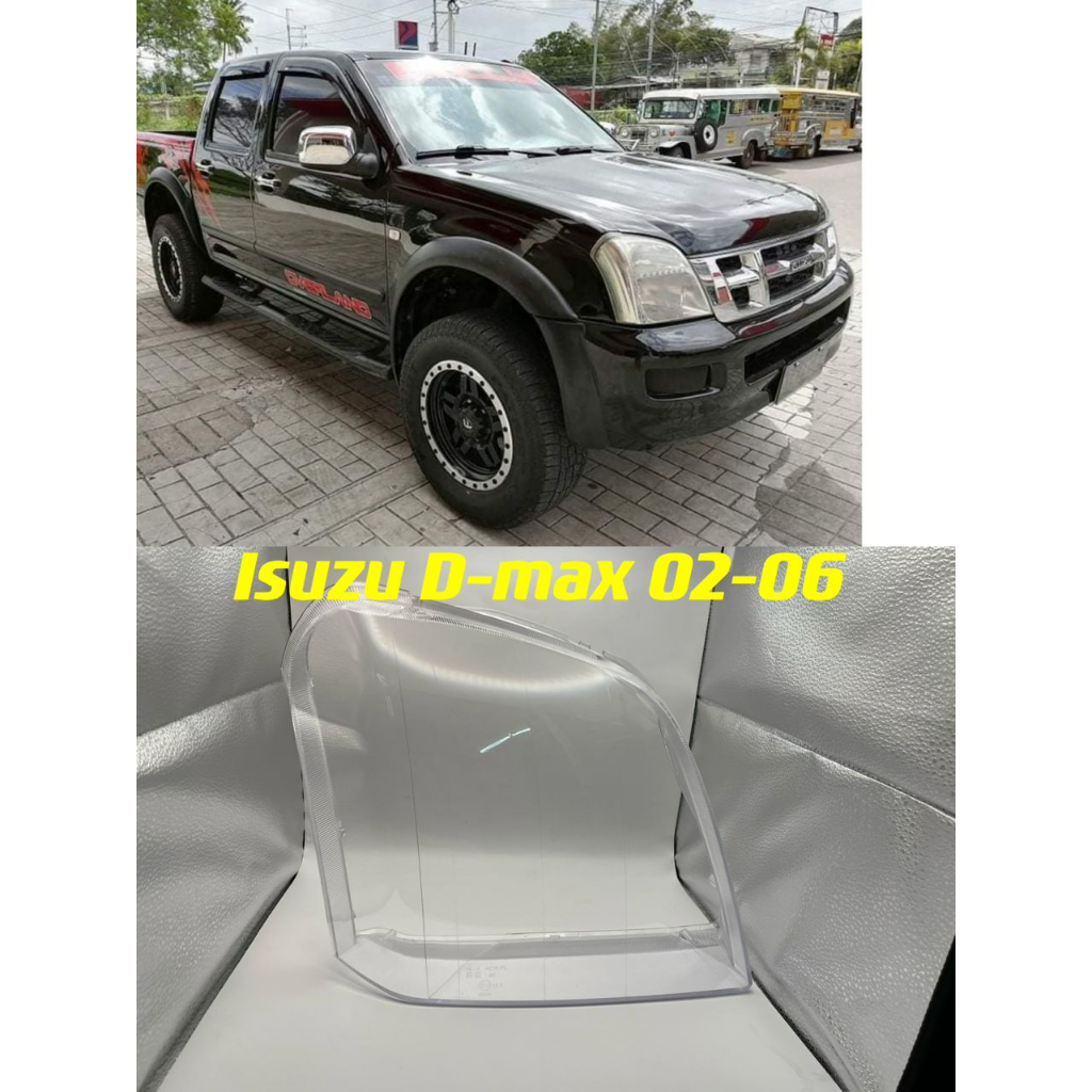 ISUZU D-MAX DMAX 2002 2003 2004 2005 2006 HEADLAMP COVER LENS CASING ...