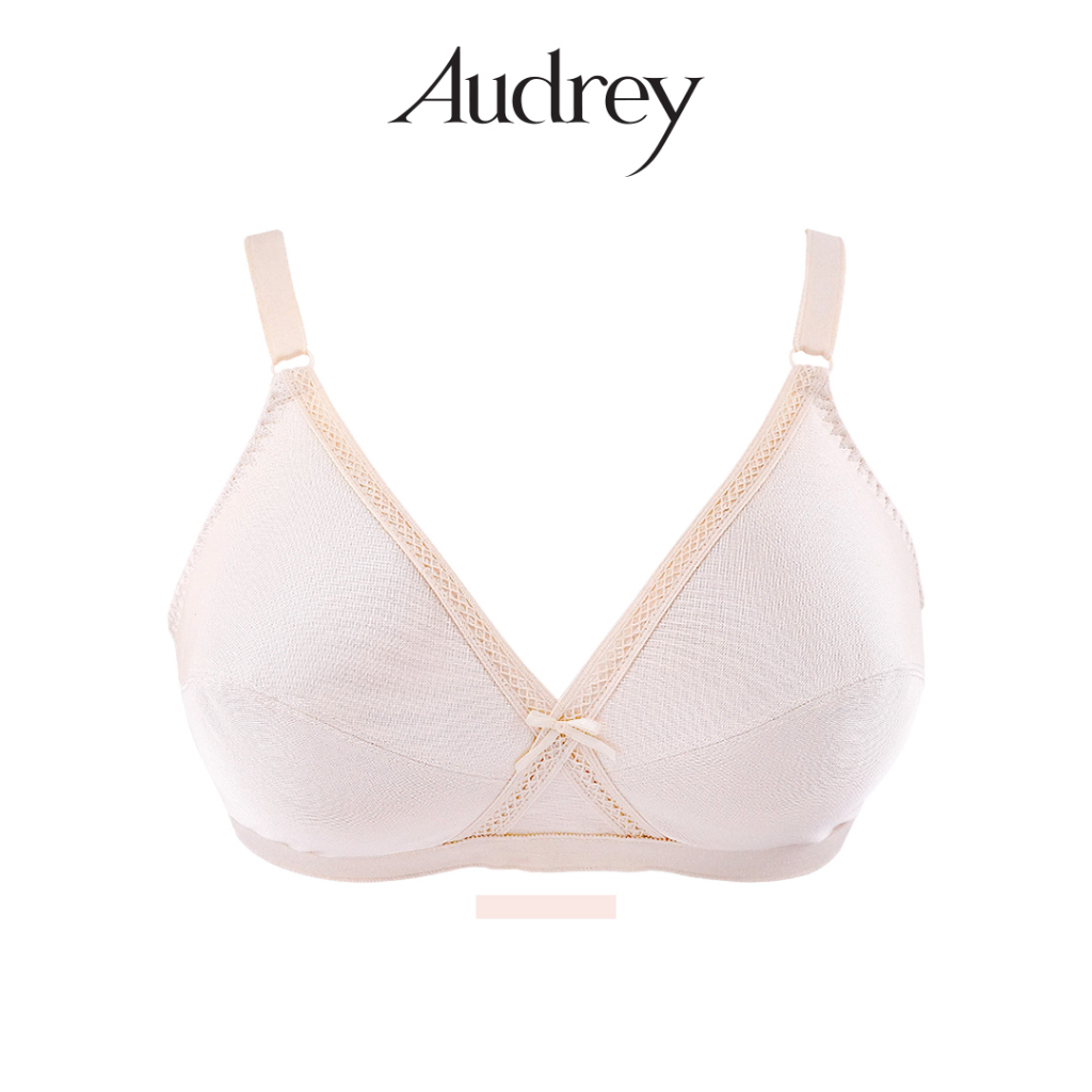 Audrey Classic Wireless Fiberfill Full Cup Mama Bra Coli Wanita - B Cup Size 120-203 | Shopee ...