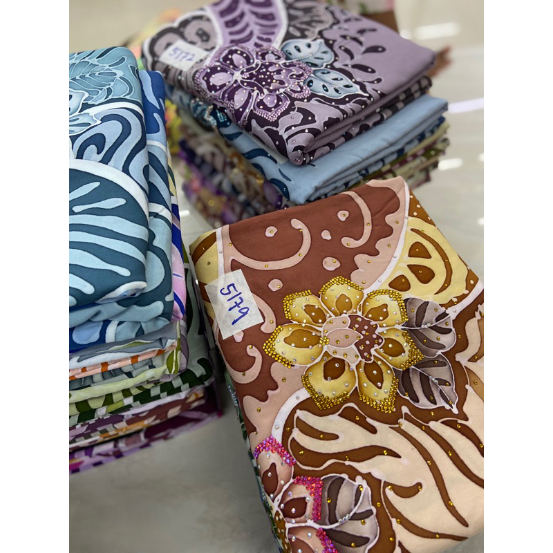 Batik Lukis Cotton Viscose 2 Lapis Batik Kelantan Batik Malaysia Ready ...