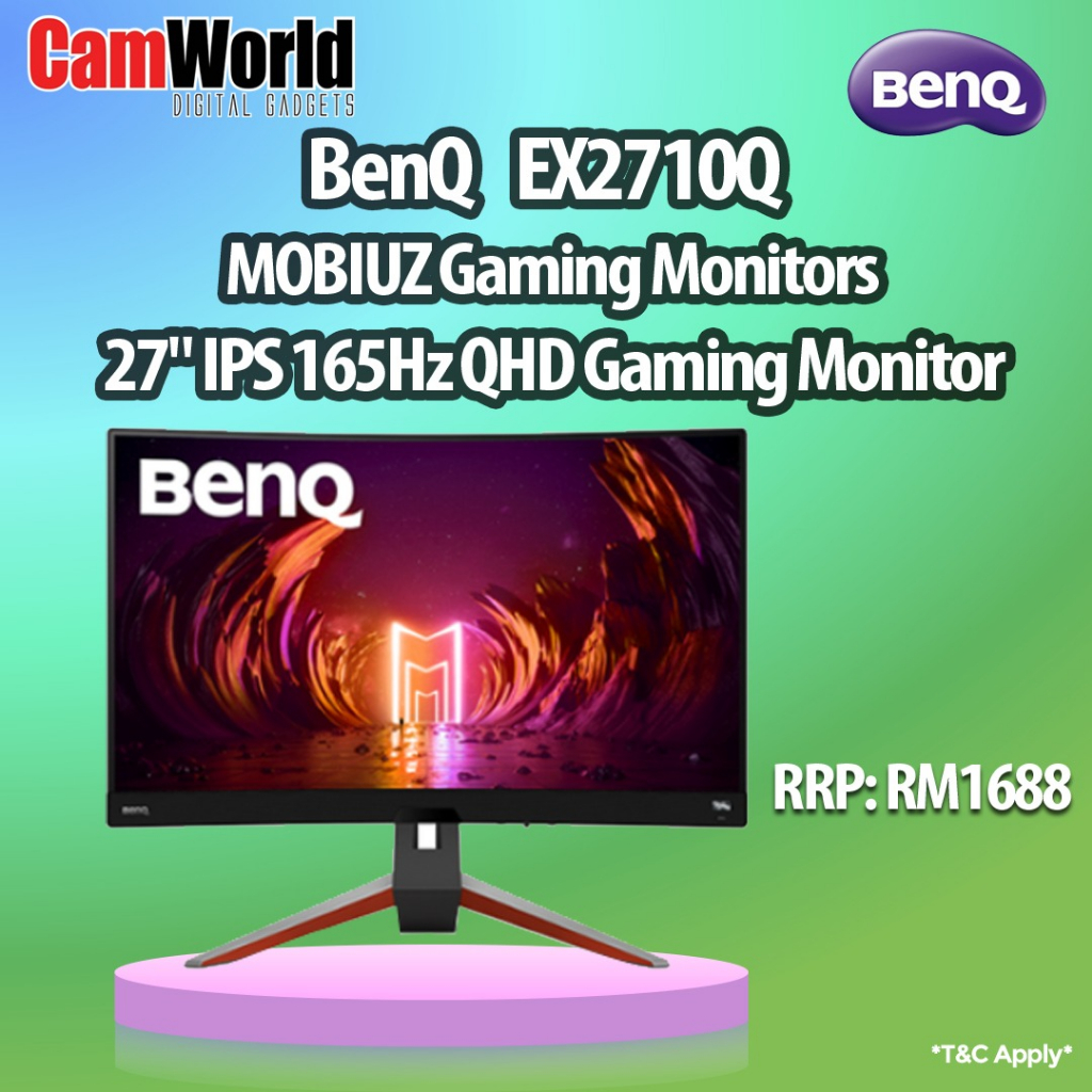 BENQ EX2710Q MOBIUZ Gaming Monitors 27'' IPS 165HZ QHD Gaming Monitor ...