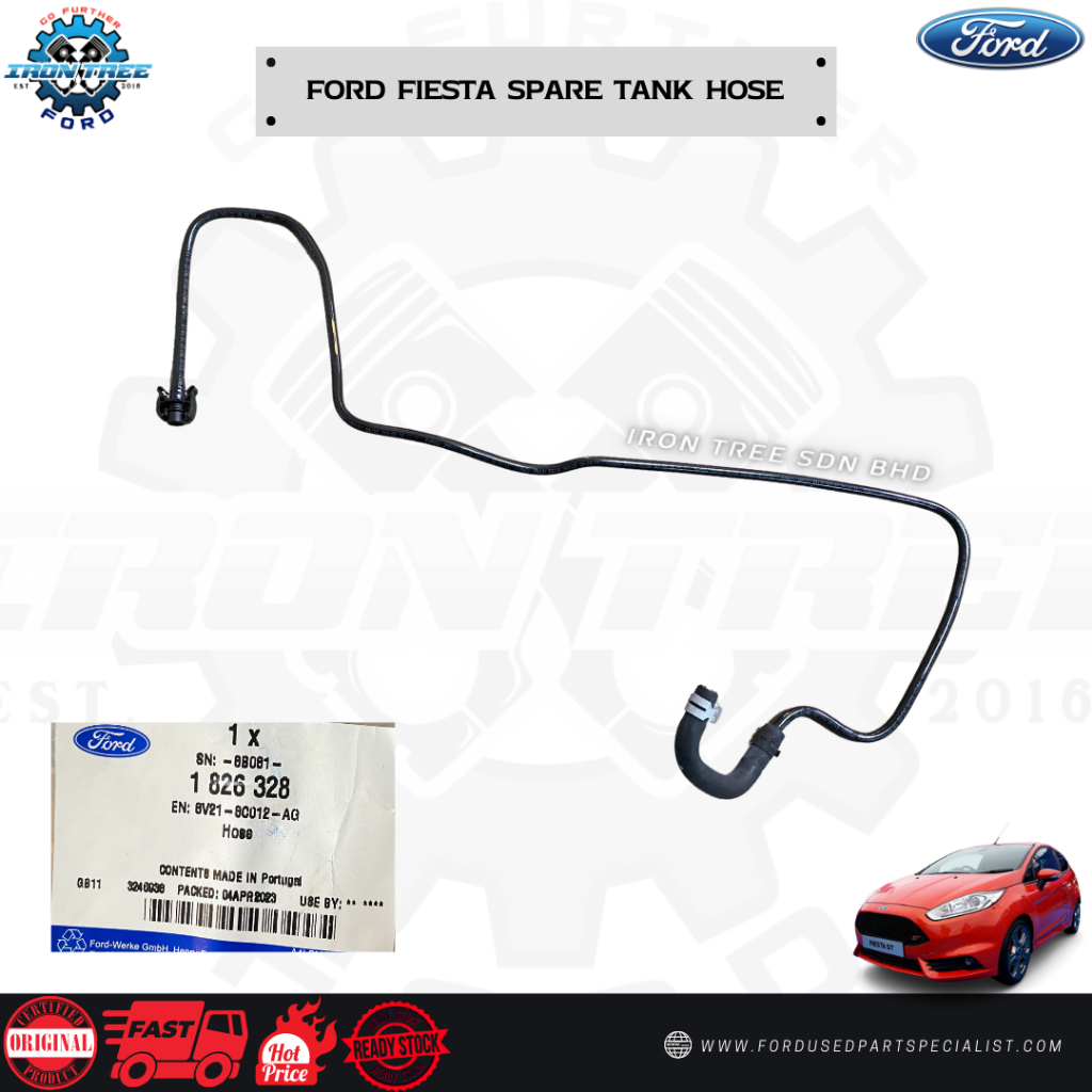 Genuine Ford Fiesta 1.4/1.5/1.6/EcoSport 1.5L Spare Tank Radiator Hose ...