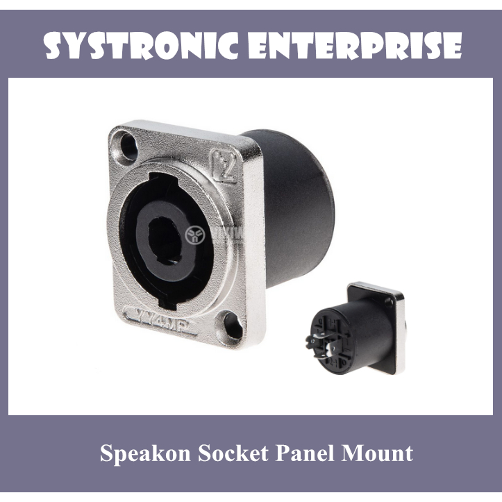 Speakon Socket Panel Mount (Good Quality) | Shopee Malaysia