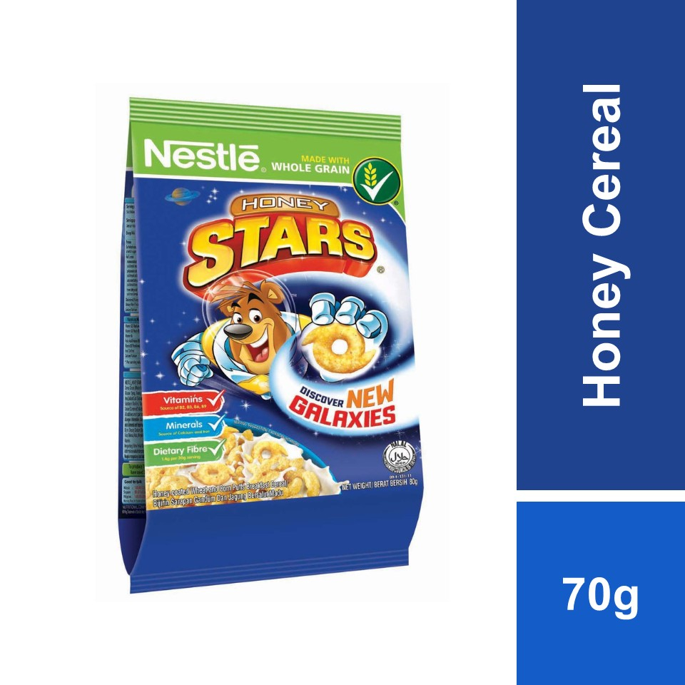 NESTLE Honey Stars Cereal 70g (Halal) | Shopee Malaysia