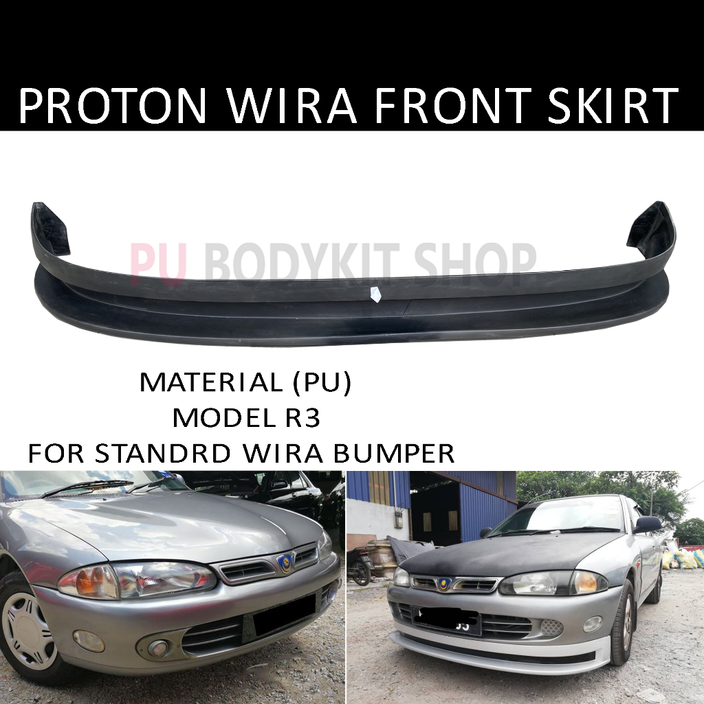PROTON WIRA R3 FRONT SKIRT PU BODYKIT | Shopee Malaysia