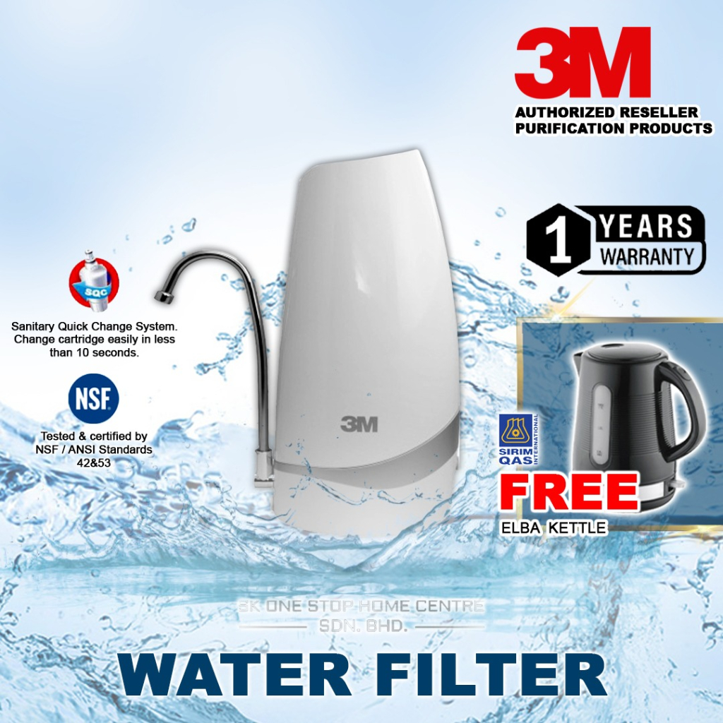 3M CTM-02 / CTM02 COUNTER TOP / TABLE TOP 3M WATER FILTER with ...