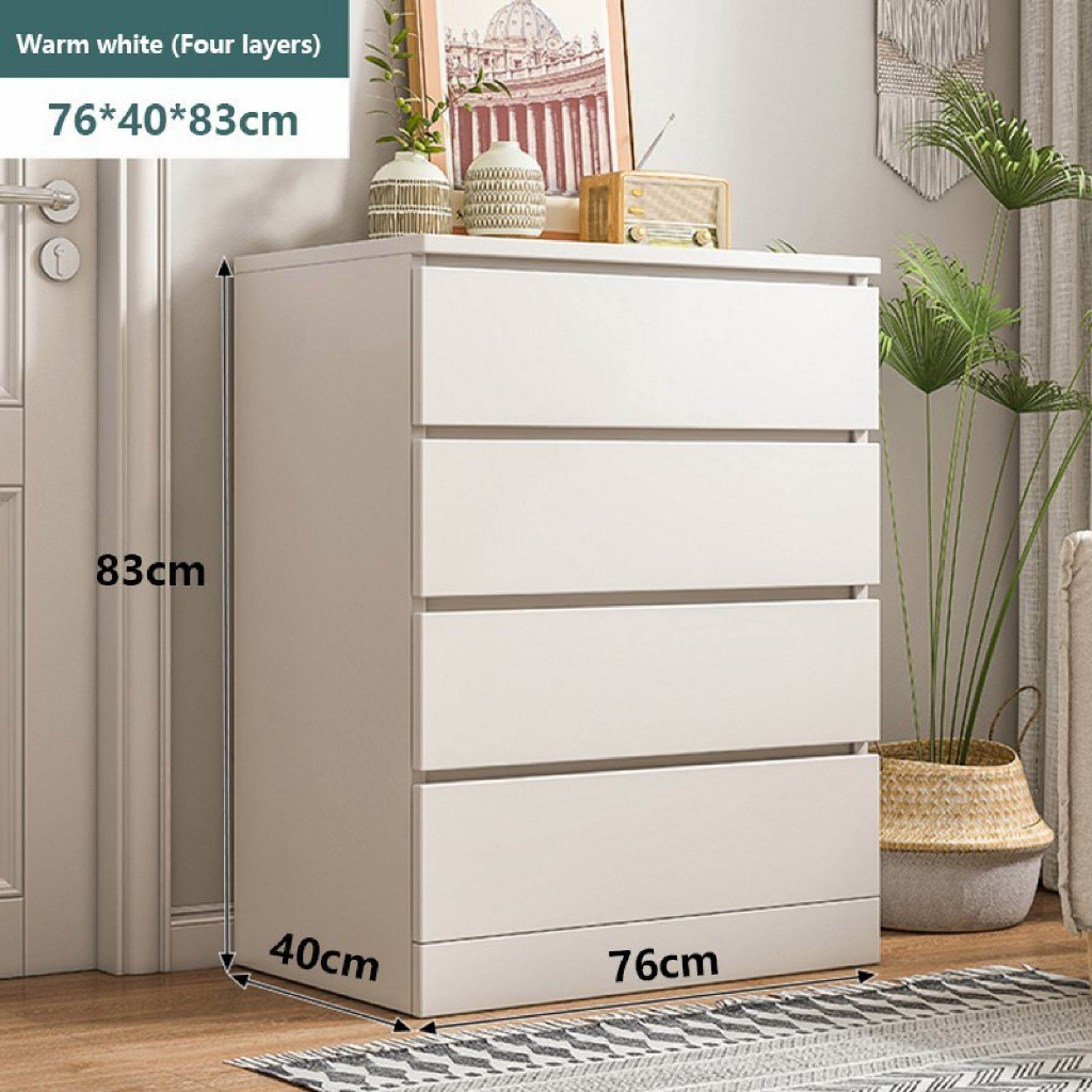 AH 5 Layers Chest Drawers Storage Chest Drawer Almari Baju murah White ...