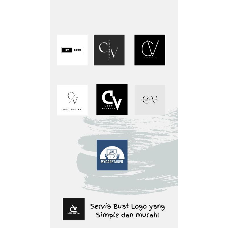 SERVIS DESIGN SIMPLE LOGO | Shopee Malaysia