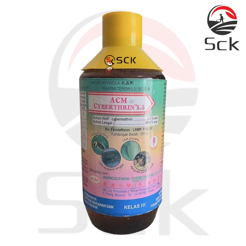 ACM Cyberthrin 5.5 500ml/Racun Serangga Insecticide/Cypermethrin | Shopee Malaysia