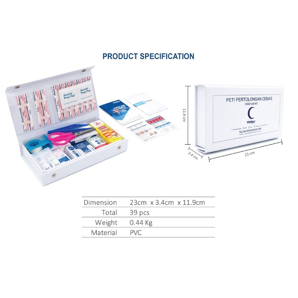 Vitalfour First Aid Kit PREMIUM | Shopee Malaysia