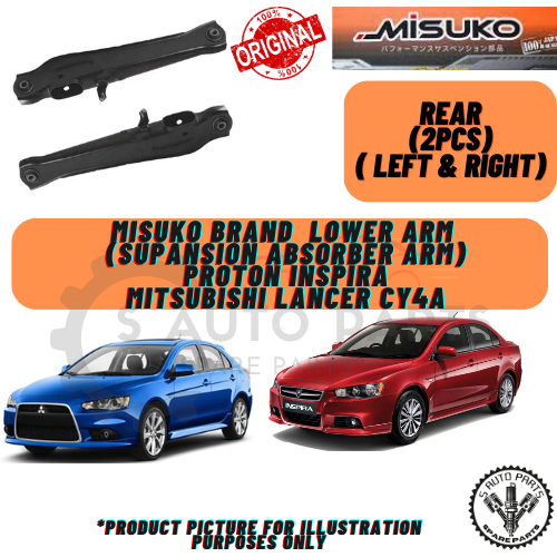PROTON INSPIRA / MITSUBISHI LANCER CY4A REAR LOWER ARM (SET 2PCS LEFT ...