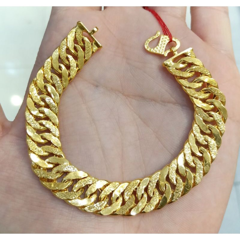 Gelang Tangan Lipan Emas 916 Gold Bracelet Lipan🌈 | Shopee Malaysia