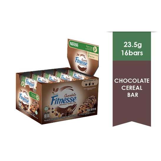 Nestle Fitness Chocolate/Red Berries Cereal Bar (23.5g x 16 bars ...