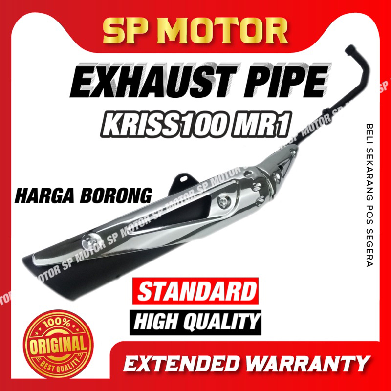 EXHAUST PIPE STANDARD EKZOS PIPE EZOS PIPE MUFFLER PIPE MODENAS KRISS MR1 KRISS 110 MR1 | Shopee ...