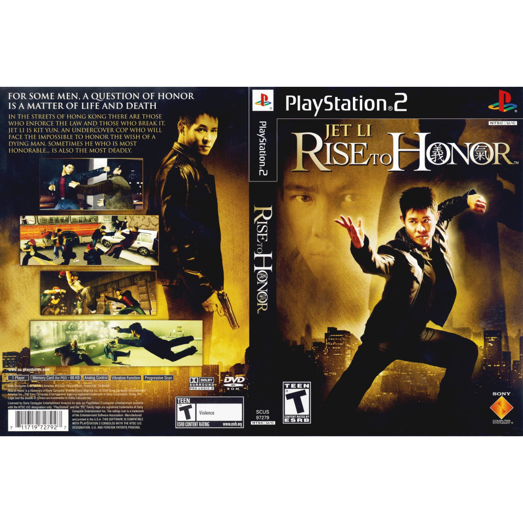 PS2 Game Jet Li - Rise to Honor | Shopee Malaysia