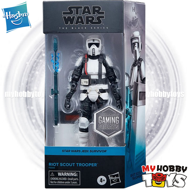 Hasbro Star Wars The Black Series Figures - Gaming Greats Riot Scout ...