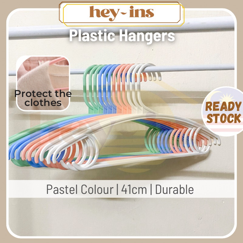 Durable PP Plastic Adult Hanger Baju Clothes Hangers Big Hanger ...