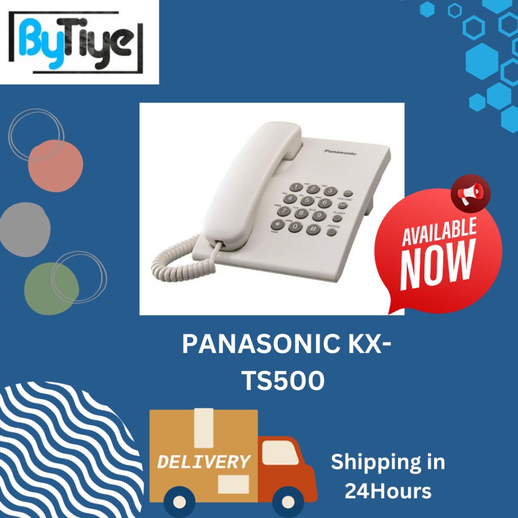 PANASONIC KX-TS500ML BASIC SINGLE LINE PHONE | Shopee Malaysia