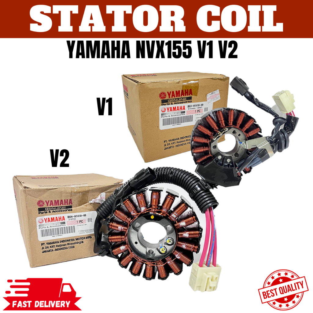 [100% ORI] NVX155 NVX-155 [V2] / NMAX N-MAX [V2] FUEL COIL STATOR ...