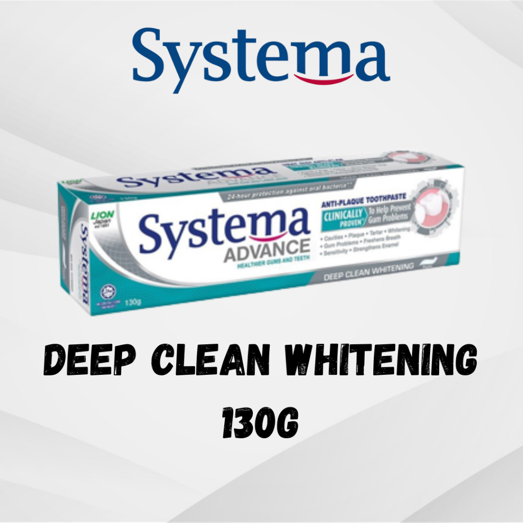 SYSTEMA Advance Toothpaste - Deep Clean Whitening 130G | Shopee Malaysia